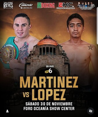 Martinez vs. Lopez | Boxing Event | Tapology