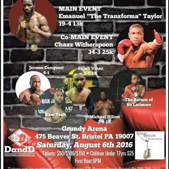 Mike Hilton vs. Cortez Reed, Taylor vs. Martinez | Boxing Bout | Tapology