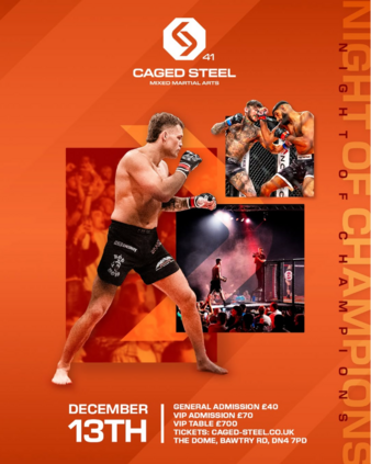 Caged Steel 41 | MMA & Boxing Event | Tapology