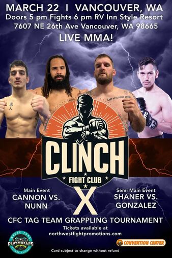 Clinch Fight Club 10 | MMA Event | Tapology