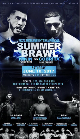 Ignacio Holguin vs. Kenneth Taylor, Summer Brawl | Boxing Bout | Tapology