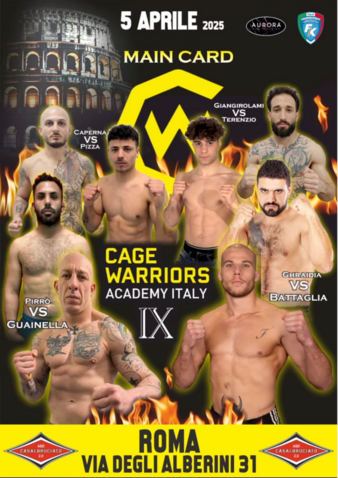 Cage Warriors Academy Italy 9 | MMA Event | Tapology