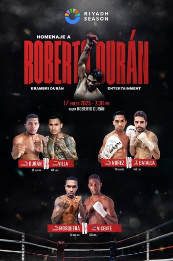 Pablo Vicente vs. Orlando Mosquera, Homenaje en Roberto Duran | Boxing ...