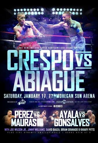 Elvin Ayala vs. Aaron Mitchell, Crespo vs. Abiague | Boxing Bout | Tapology