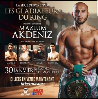 Victor Tremblay vs. Sherif Anim, La Serie de Boxe Gym | Boxing Bout ...