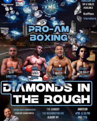 Kasir Goldston vs. Jack Castle, Diamonds in the Rough | Boxing Bout ...
