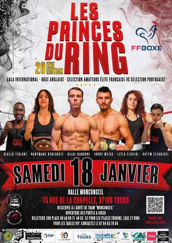Bilal Kanouni vs. Ife Jarrett, Les Princes du Ring | Boxing Bout | Tapology