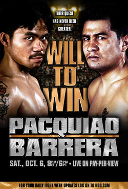 Manny Pacquiao vs. Marco Antonio Barrera, Pacquiao vs. Barrera II ...