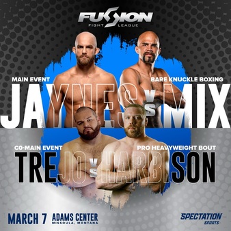 Fusion Fight League: Mix vs. Jaynes | MMA & Boxing Event | Tapology