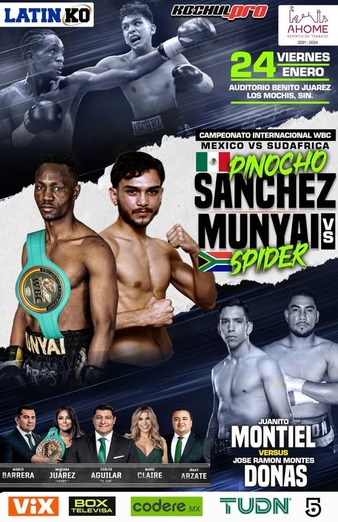 Rosario Sanchez vs. Tshifhiwa Munyai, Sanchez vs. Munyai | Boxing Bout ...