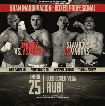 Jimenez vs. Asprilla | Boxing Event | Tapology