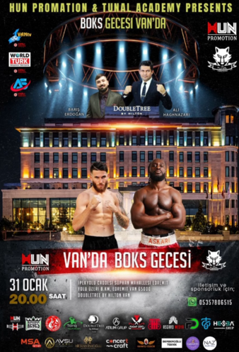 Ismail Hakki Yazici vs. Salar Atraki, Boks Gecesi Van'da | Boxing Bout ...