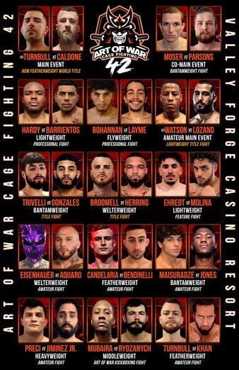 Donnie Broomell vs. Isaiah Herring, Art of War Cagefighting 42 | MMA ...