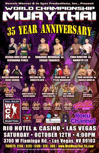 WCK Muay Thai: 35 Year Anniversary | Muay Thai Event | Tapology