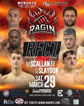 Ragin FC 1 | MMA, Kickboxing, & Grappling Event | Tapology