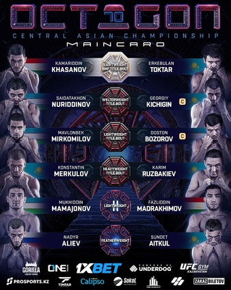 Octagon 70: Toktar vs. Khasanov | MMA Event | Tapology