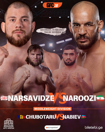 Andrei Chubotaru vs. Gunduz Nabiev, GFC 30 | MMA Bout | Tapology