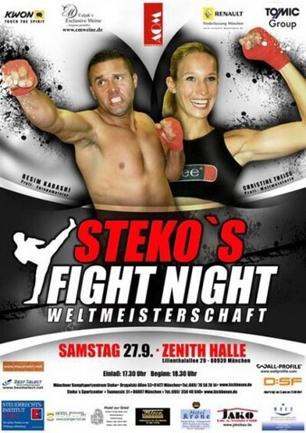 Sanja Bilanovic vs. Christine Theiss, Steko's Fight Night | Kickboxing ...