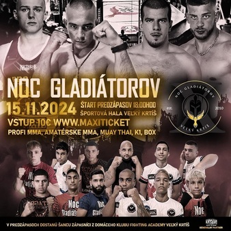 Noc Gladiátorov 10 | MMA Event | Tapology