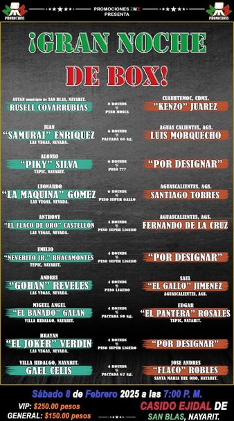 Gran Noche de Box | Boxing Event | Tapology