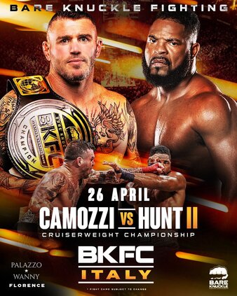 Chris Camozzi vs. Andrea Bicchi, BKFC 73 | Boxing (Bare Knuckle) Bout | Tapology