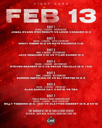 Fight Club OC | Boxing & MMA Event | Tapology