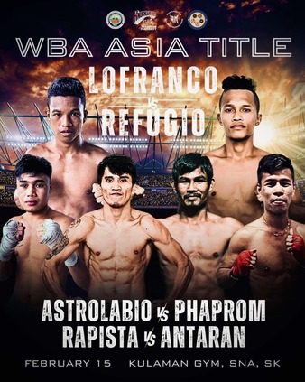 Vincent Astrolabio vs. Prasitsak Phaprom, Lofranco vs. Refugio | Boxing Bout | Tapology