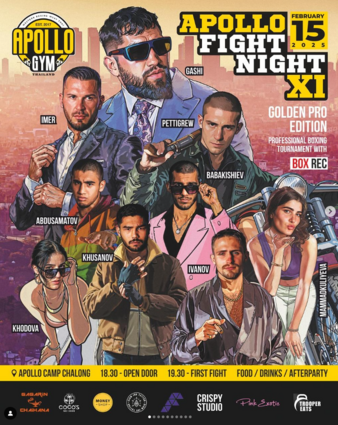 Ilya Ivanov vs. Sultan Zholdoshbek uulu, Apollo Fight Night XI | Boxing ...