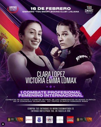 Clara Lopez vs. Victoria Emma Lomax, Lopez vs. Lomax | Boxing Bout ...