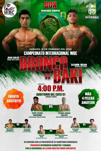 Jose Rasgo Garcia vs. Ernesto Ruiz Lopez, Bronco vs Baki | Boxing Bout | Tapology