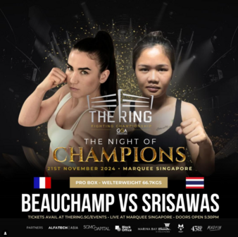 Marine Beauchamp vs. Noppaket Srisawas, The Night of Champions | Boxing ...