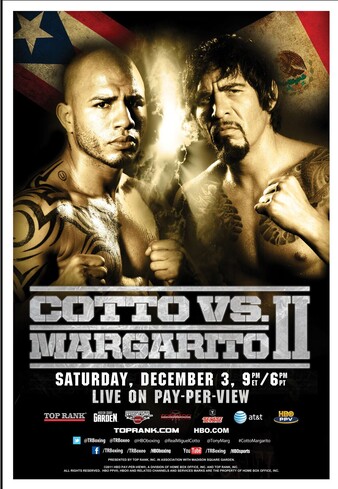 Cotto vs. Margarito 2 | Boxing Event | Tapology