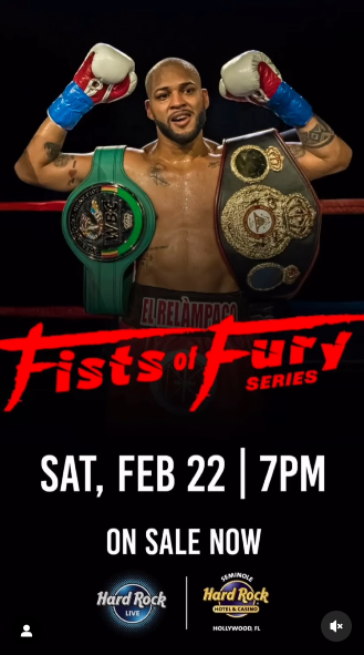 Aaron Aponte vs. Carlos Padilla, Fists of Fury | Boxing Bout | Tapology