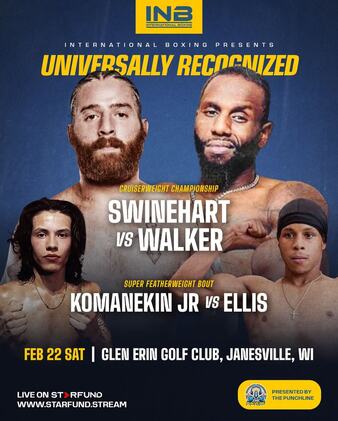 Ricky Seymour vs. Justin Echols, Universally Recognized | Boxing Bout ...