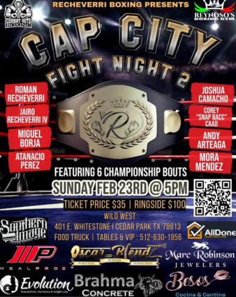 Andy Aaron Arteaga vs. Bryan Springs, Cap City Fight Night 2 | Boxing ...