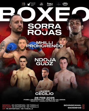 Albi Sorra vs. Frank Rojas, Boxeo | Boxing Bout | Tapology