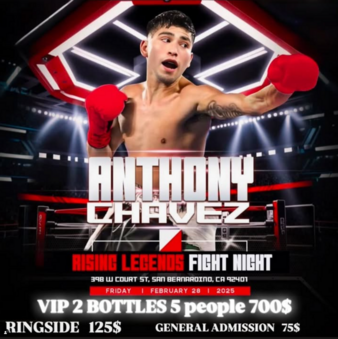 Sean Armas vs. Tayde Alfredo Faz Martinez, Rising Legends Fight Night ...
