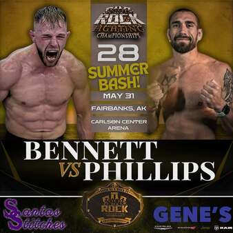 Aaron Phillips vs. Benjamin Bennett, Solid as a Rock Fighting ...