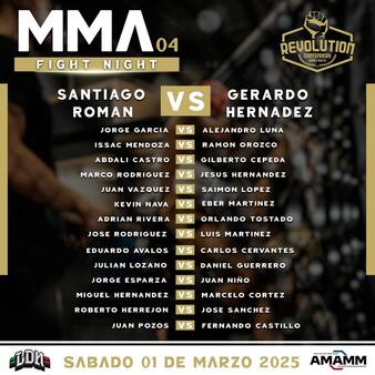 Jahir Garcia vs. Alejandro Luna, Revolution Contenders MMA Fights 4 ...