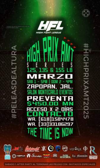Mauricio Orozco vs. Axel Navarro, HFL High Prix Amt Series | MMA Bout ...