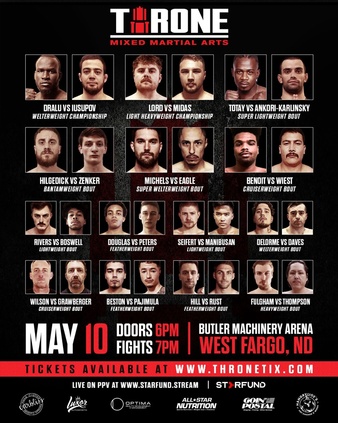 Throne MMA 11: Lord vs. Midas | MMA & Grappling Event | Tapology