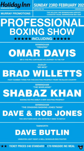 Professional Boxing Show | Boxing Event | Tapology