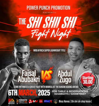 Isaac Quaye vs. Eric Korley, The Shi Shii Shi Fight Night | Boxing Bout ...