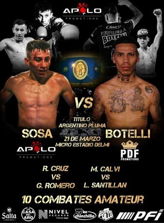 Sosa vs Botelli | Boxing Event | Tapology