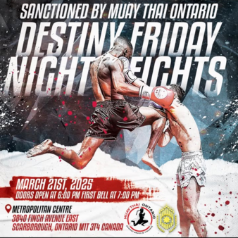 Alex Brown vs. George Niculescu, Destiny Friday Night Fights 1 | Muay ...