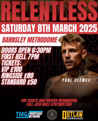 Paul Clewes vs. Adam Cieslak, Relentless | Boxing Bout | Tapology