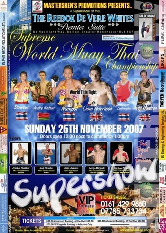 Master Sken's Fight Night: Nampon vs. Harrison 2 | Muay Thai Event ...