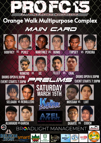 Pro FC 15: Godfrey vs. Perez | MMA Event | Tapology