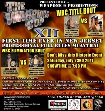 Liam Harrison vs. Justin Greskiewicz, Warrior's Cup 12 | Muay Thai Bout ...