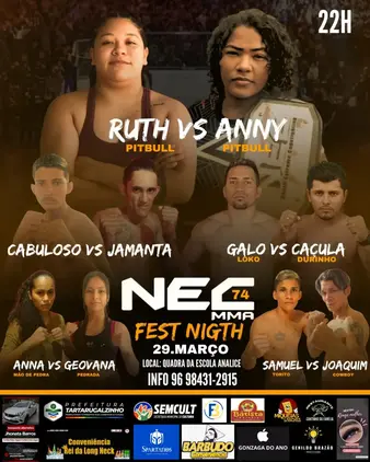 NEC 74: Fest Night | MMA & Kickboxing Event | Tapology